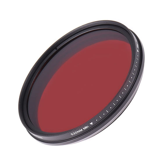GetUSCart- Foto4easy 43mm Infared Filter,Adjustable 530nm to 750nm ...