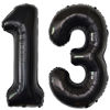 GetUSCart- 13 Number Balloons Black Big Giant Jumbo Big Large 13 or 31 ...