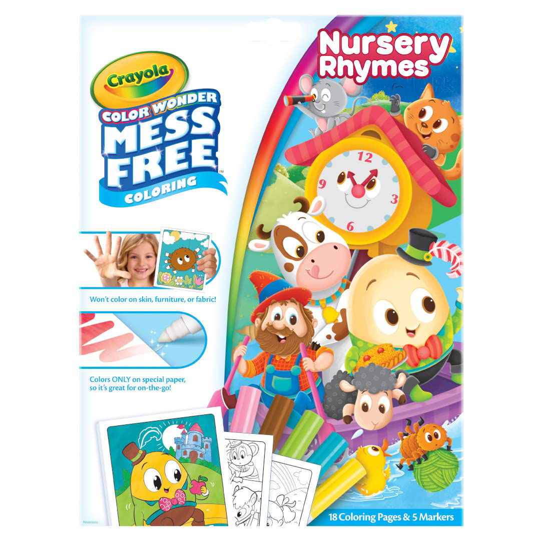 GetUSCart- Crayola Color Wonder Nursery Rhymes, Mess Free Coloring ...