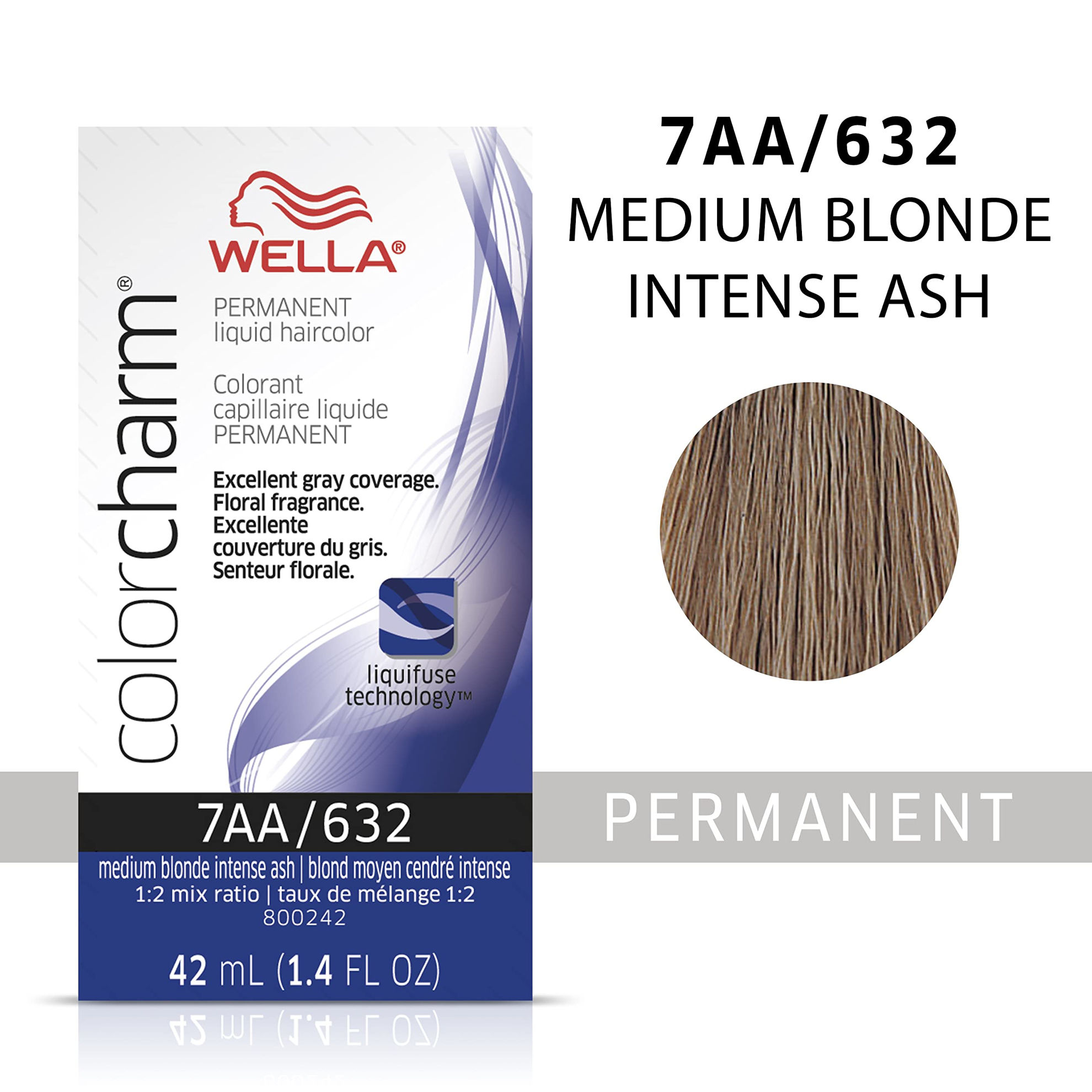 GetUSCart- WELLA Color Charm Permanent Liquid Hair Color for Gray ...