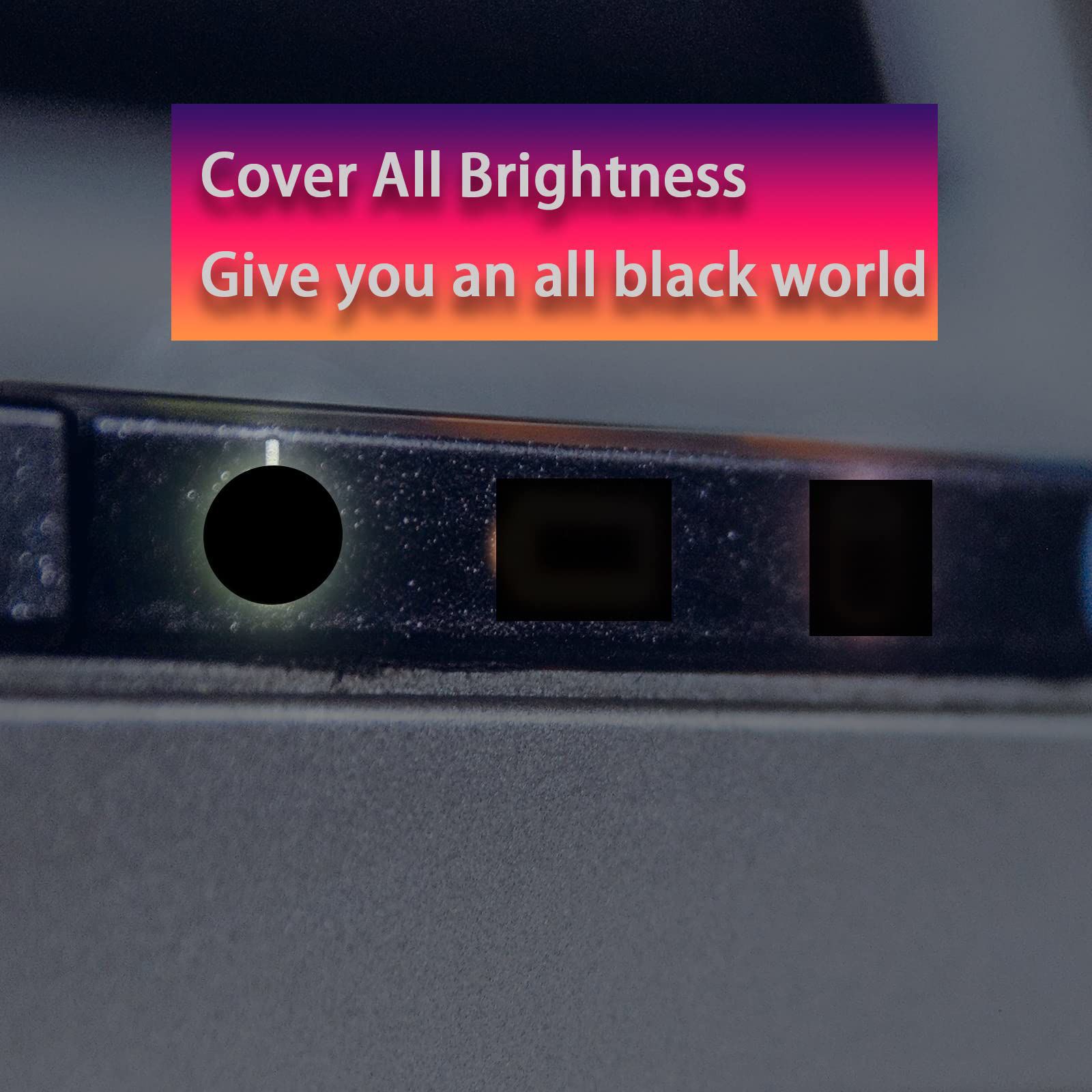 GetUSCart- Birllaid Light Blocking Stickers, Black Out Stickers, Light ...