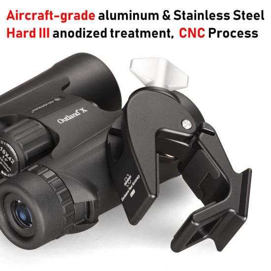 GetUSCart- Binocular Tripod Mount Adapter,1/4" 3/8" Screw and ARCA ...