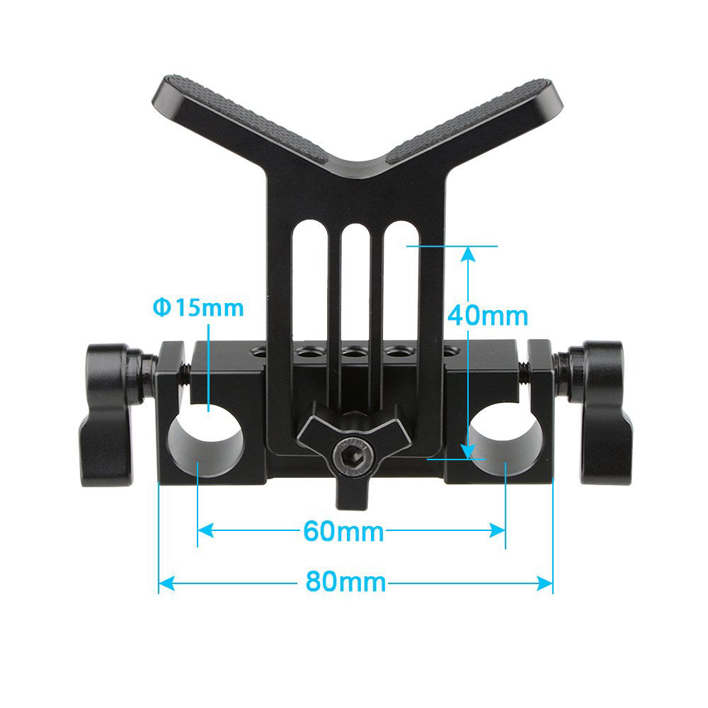 GetUSCart- CAMVATE Lens Support 15mm Rod Clamp Rail Block for DSLR Rig ...