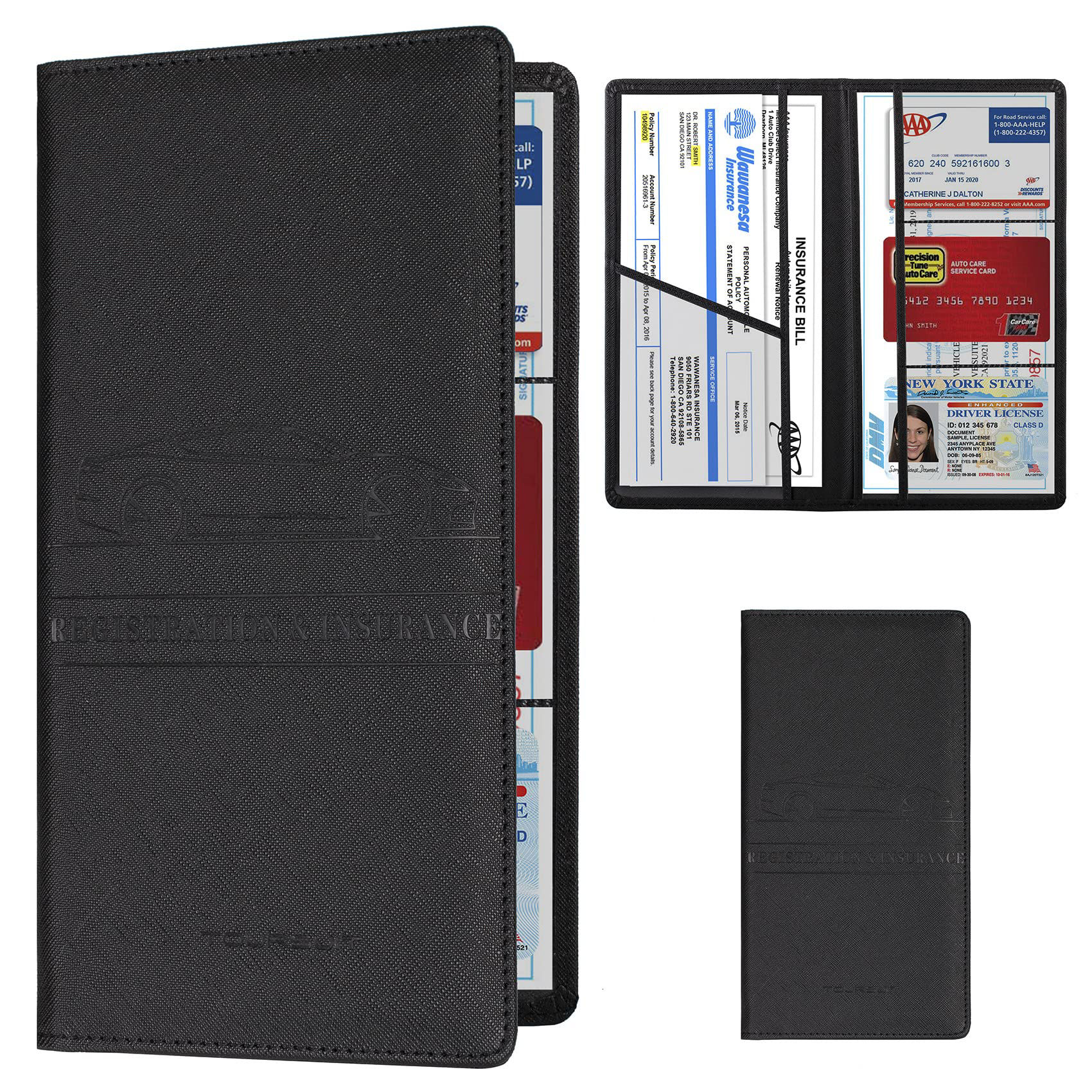 GetUSCart- TOURSUIT Car Registration and Insurance Card Holder, Vehicle ...