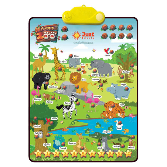 GetUSCart- Just Smarty Talking Animals Learning Toy with Animal Sounds ...