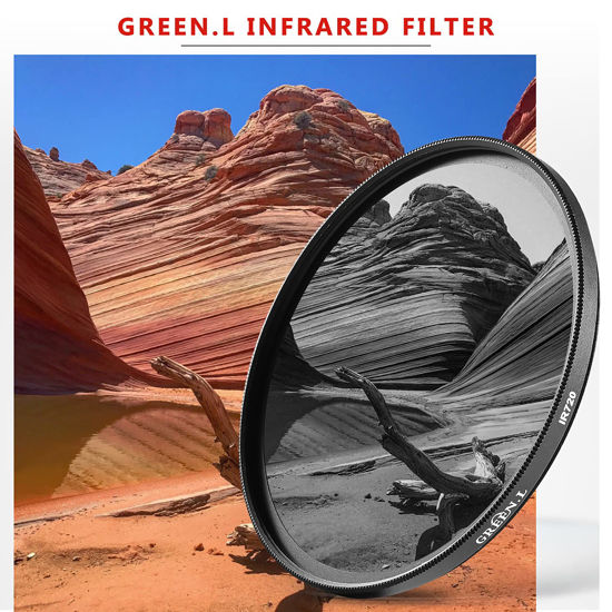GetUSCart- GREEN.L 37mm Infrared Filter, Multi-Resistant Nano Coating ...