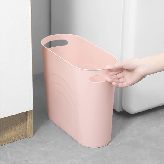 GetUSCart- rejomiik Small Trash Can, 3.5 Gallon Slim Garbage Can ...