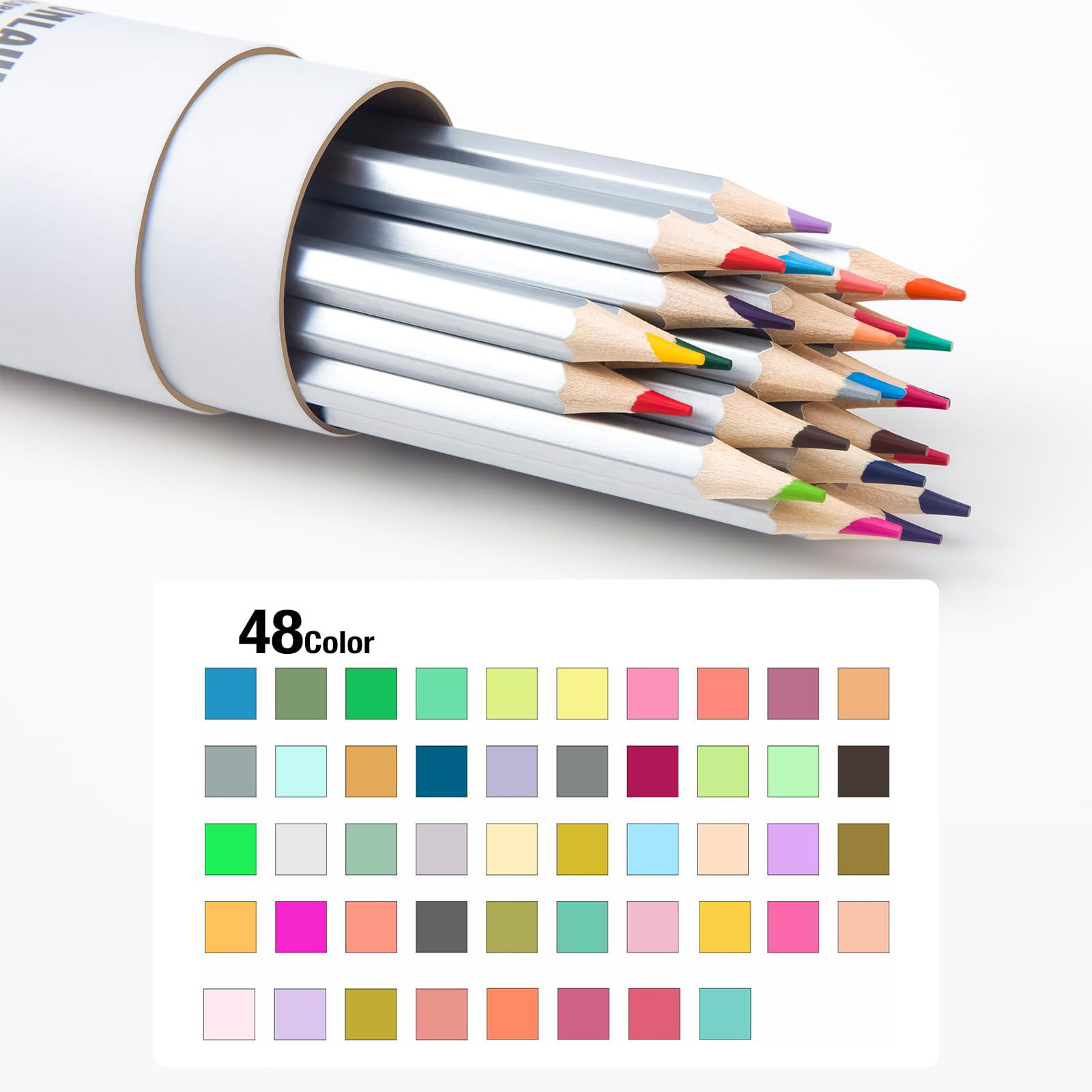 GetUSCart- FUNLAVIE Colored Pencils 48 Coloring Pencils Premium Art ...