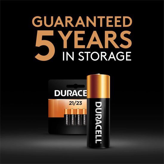 GetUSCart- Duracell 21/23 12V Alkaline Battery, 4 Count Pack, 21/23 12 ...