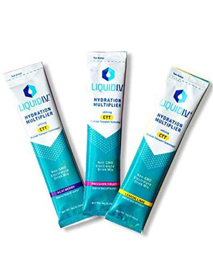 GetUSCart- Liquid IV Hydration Multiplier Variety Pack Electrolyte ...