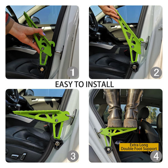 GetUSCart- TOOENJOY Universal Fit Car Door Step, Foldable Roof Rack ...