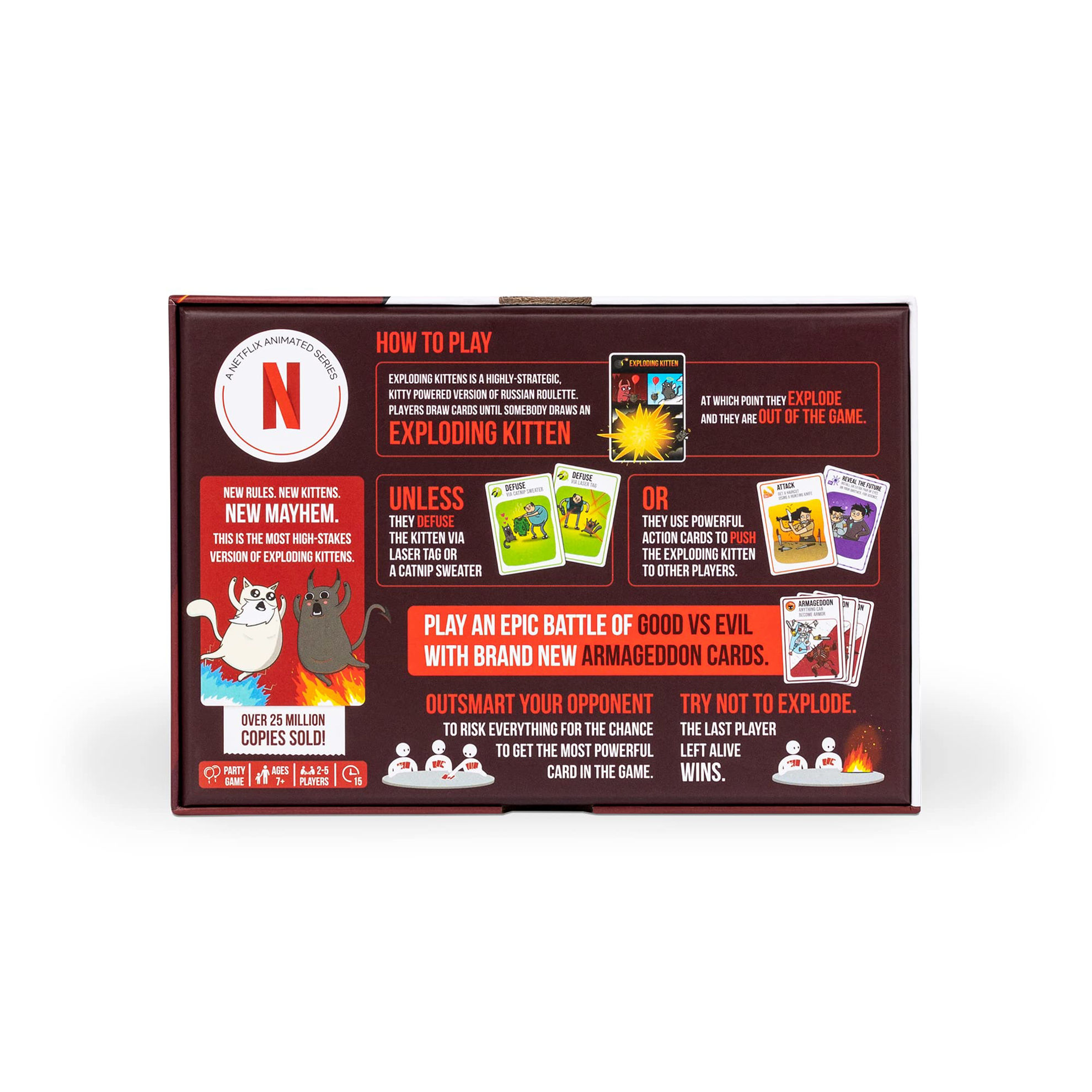GetUSCart- Exploding Kittens Good vs. Evil - 55 Cards Inspired by The ...