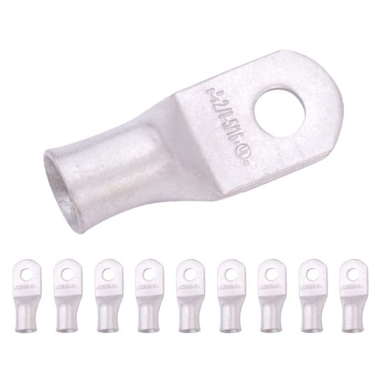 GetUSCart- SELTERM 10pcs 2/0 AWG-5/16" Stud Tinned Copper Wire Lugs, Heavy Duty Battery Cable ...