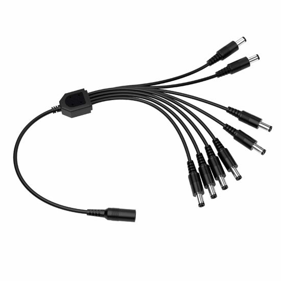 GetUSCart- ZOSI DC 1 Female to 8 Male Output Power Splitter Cable Y ...