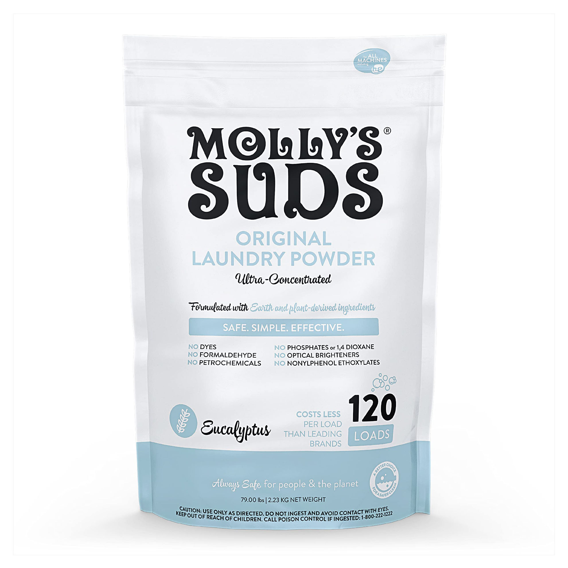 GetUSCart- Molly's Suds Original Laundry Detergent Powder | Natural ...