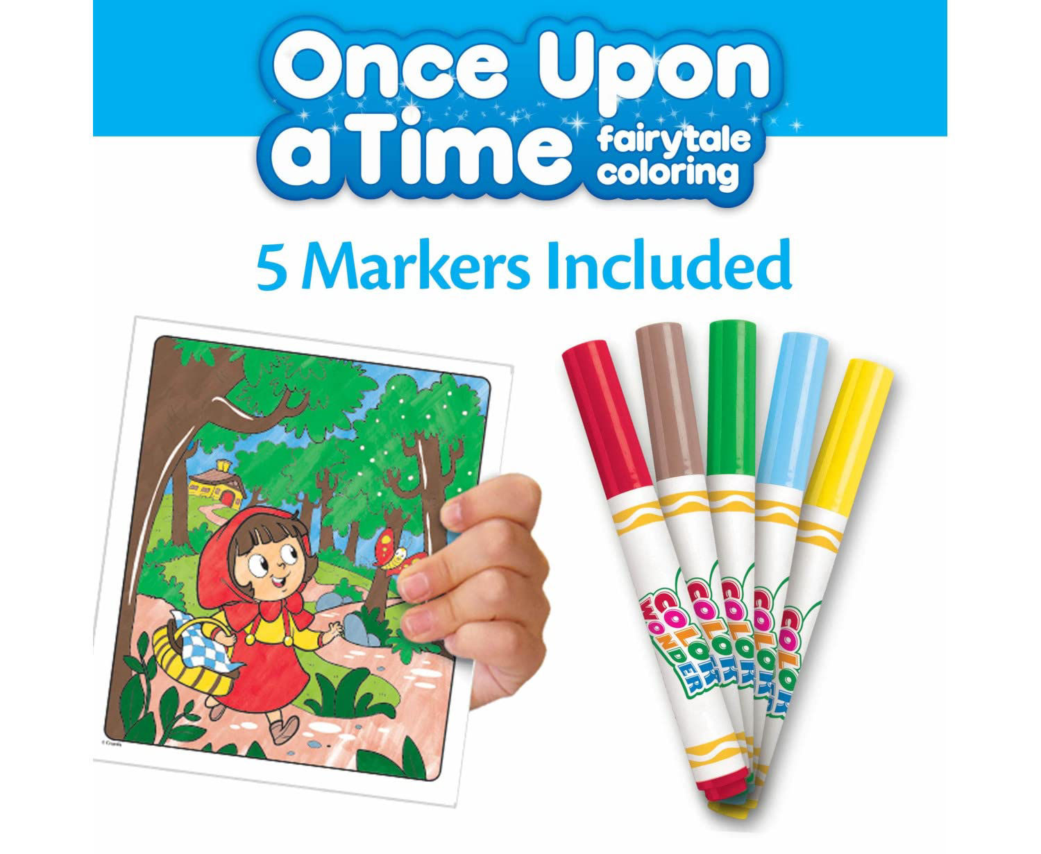 GetUSCart- Crayola Color Wonder Fairytales (18 Pages), Mess Free ...
