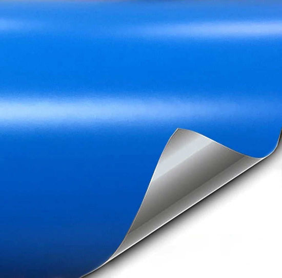 GetUSCart- VViViD+ Premium Vinyl Wrap Film (1.49ft x 5ft, Matte Smurf Blue)