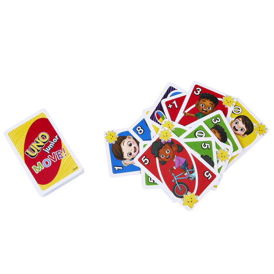 GetUSCart- UNO Junior Move! Card Game for Kids with Active Play, Simple ...