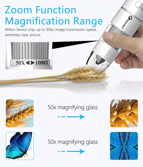GetUSCart- Wireless Digital Microscope Handheld USB HD Inspection ...