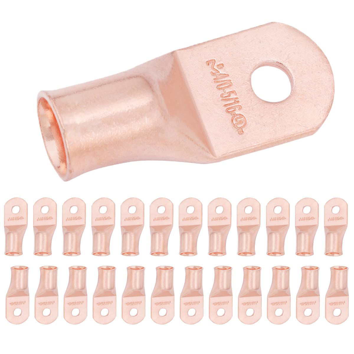 GetUSCart- SELTERM 25pcs 4/0 AWG 5/16" Stud Battery Lugs, Ring ...