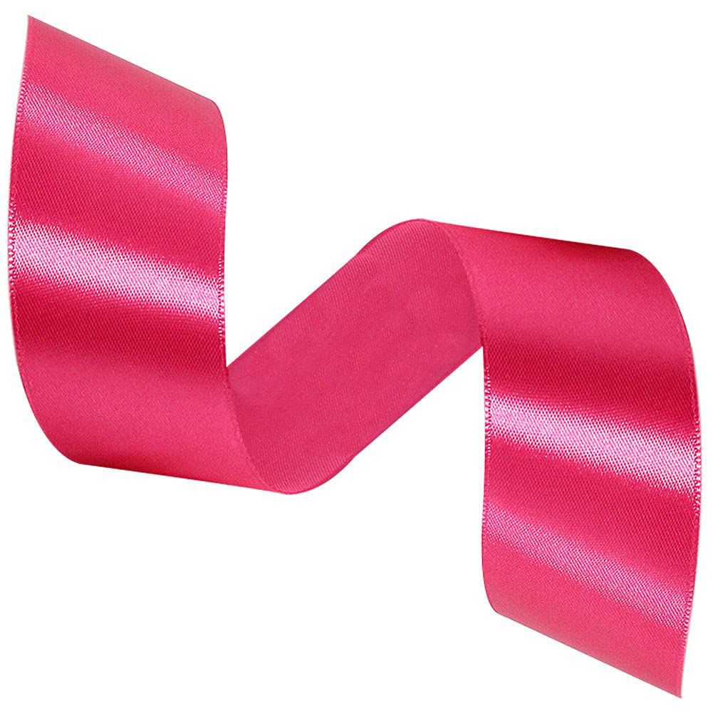 GetUSCart- Solid Color Hot Pink Satin Ribbon, 1-1/2 Inches x 25 Yards ...