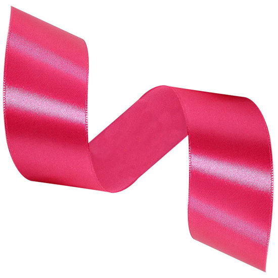 GetUSCart- Solid Color Hot Pink Satin Ribbon, 1-1/2 Inches x 25 Yards ...