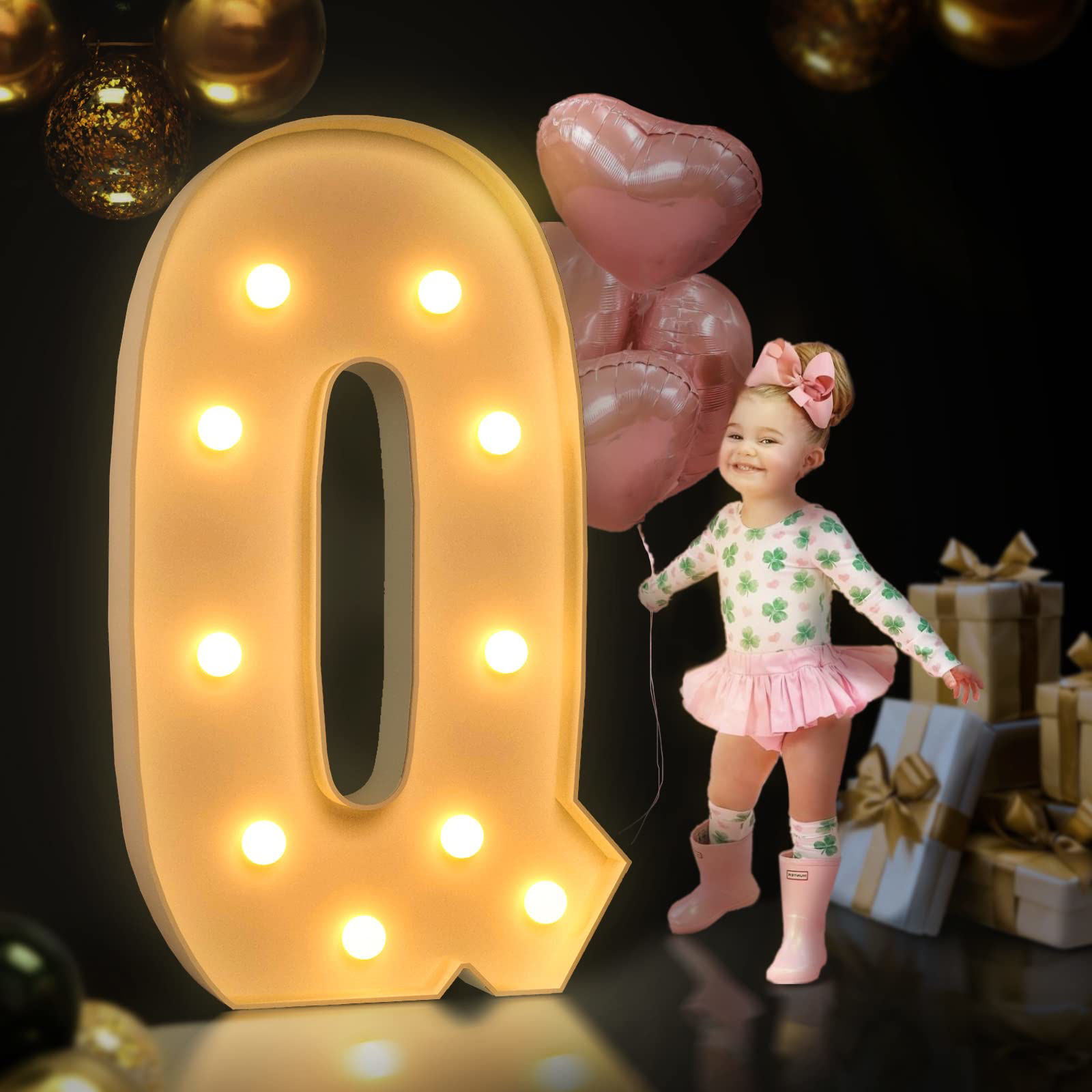 GetUSCart- imprsv Marquee Light Up Letters, 4FT Marquee Letters Mosaic ...