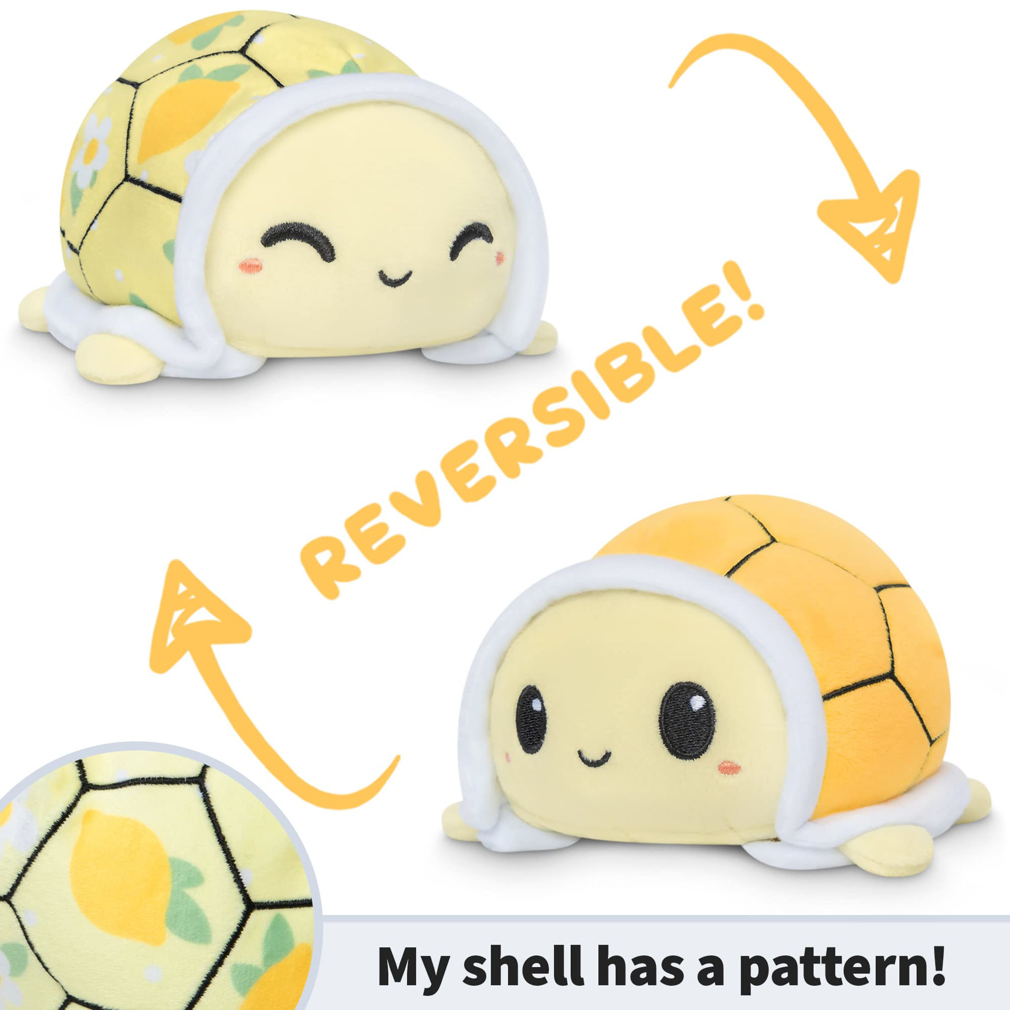 GetUSCart- TeeTurtle - The Original Reversible Turtle Plushie - Lemons ...