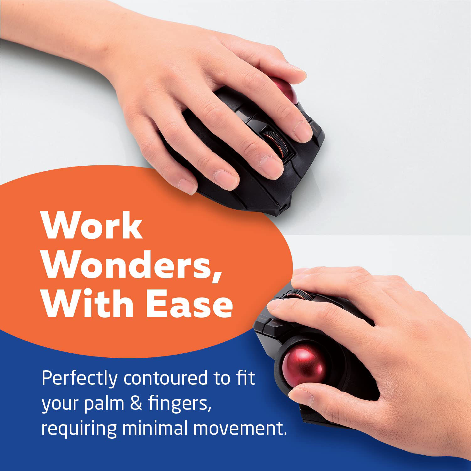 GetUSCart- ELECOM EX-G Pro Trackball Mouse, Wired, Wireless, Bluetooth ...