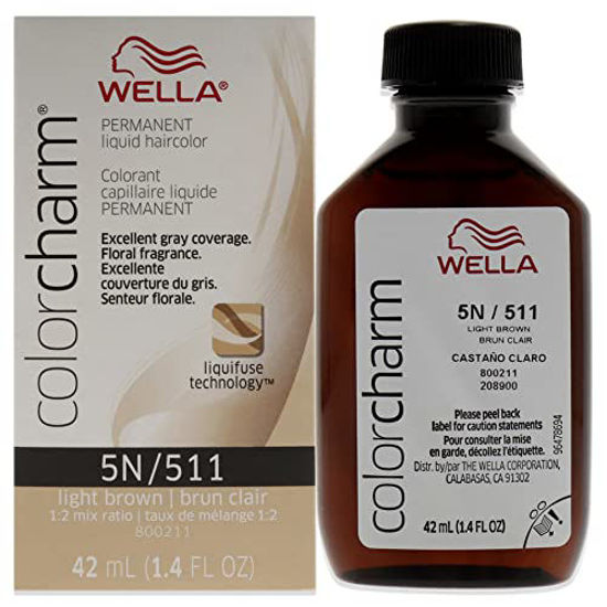 GetUSCart- WELLA Color Charm Permanent Liquid Hair Color for Gray ...