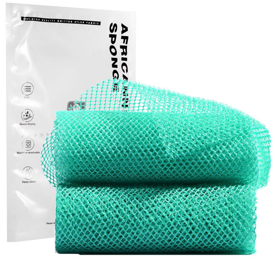 GetUSCart- 2 Pieces African Bath Sponge African Net Long Net Bath ...