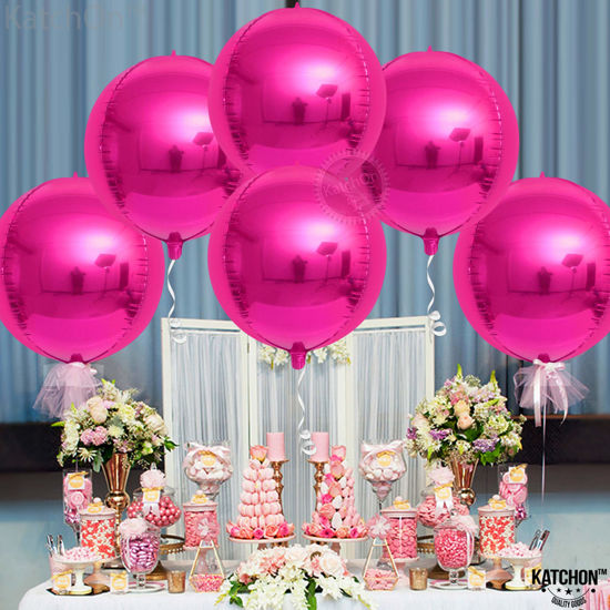 GetUSCart- KatchOn, Big Hot Pink Balloons - 22 Inch, Pack of 6 | Hot ...