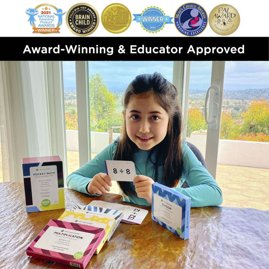 GetUSCart- Think Tank Scholar Math Flash Cards (600 Facts Box Set ...