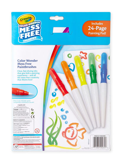 GetUSCart- Crayola Color Wonder Mess Free Paintbrush Pens & Paper ...