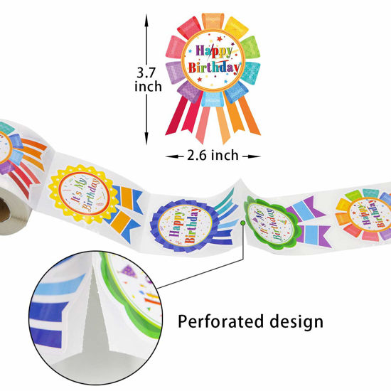 GetUSCart- Happy Birthday Badge Stickers It's My Birthday Stickers for ...