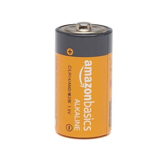 GetUSCart- Amazon Basics 8-Pack C Cell Alkaline All-Purpose Batteries ...