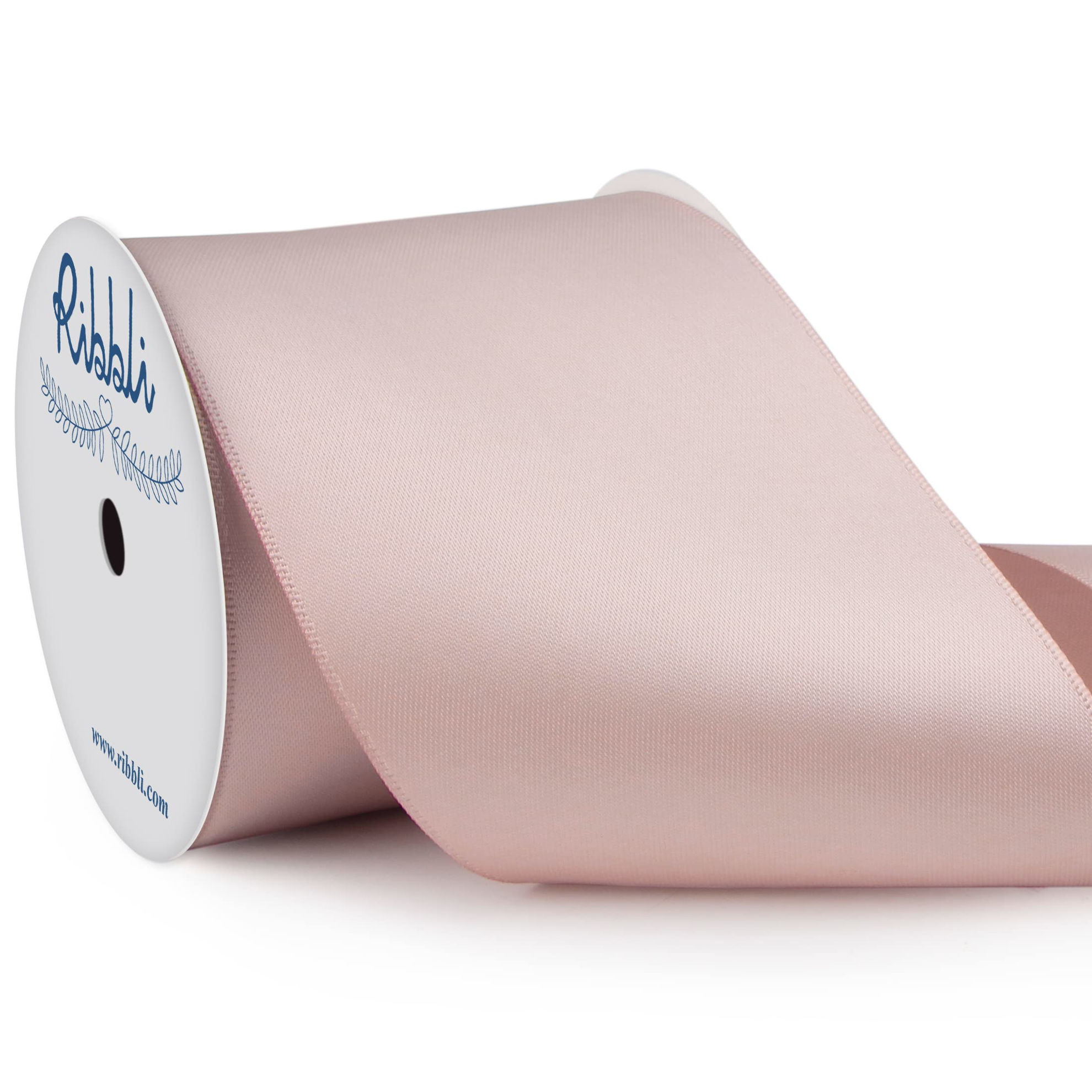 GetUSCart- Ribbli Vanilla Double Faced Satin Ribbon, 3” x Continuous 10 ...