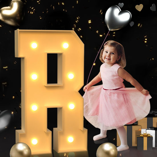 GetUSCart- imprsv 3FT Block Marquee Letters, Marquee Light Up Letters ...