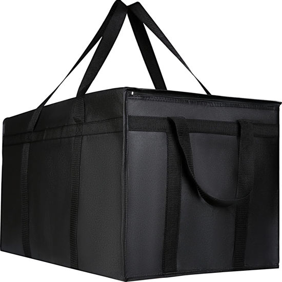 GetUSCart Additional Bottom Plate 2 Pack XXXL Insulated Food Delivery Bag Cooler Bags Keep Food Warm Catering Therma for doordash Catering Cooler Bags Keep Food Warm Catering