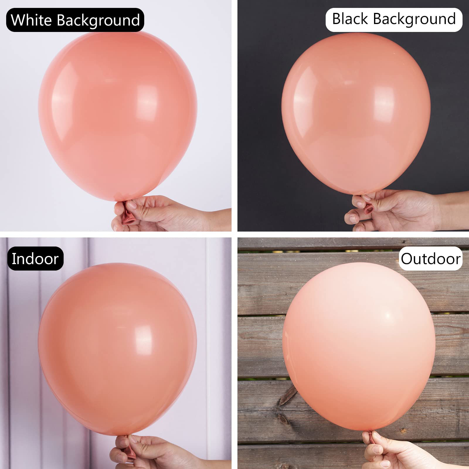 GetUSCart- PartyWoo Blush Pink Balloons, 50 pcs 12 Inch Boho Pink ...