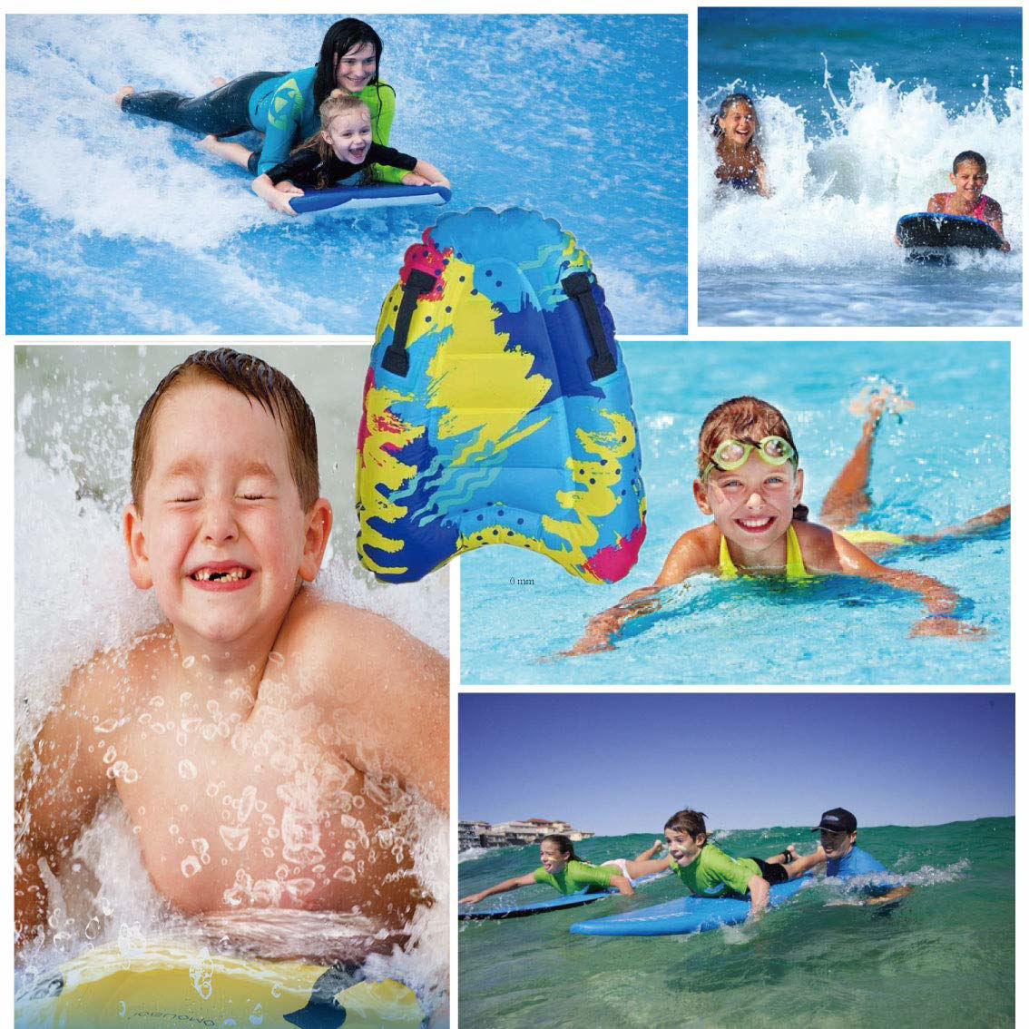 GetUSCart- Inflatable Body Surfing Float Board Surf Rider for Slip and ...