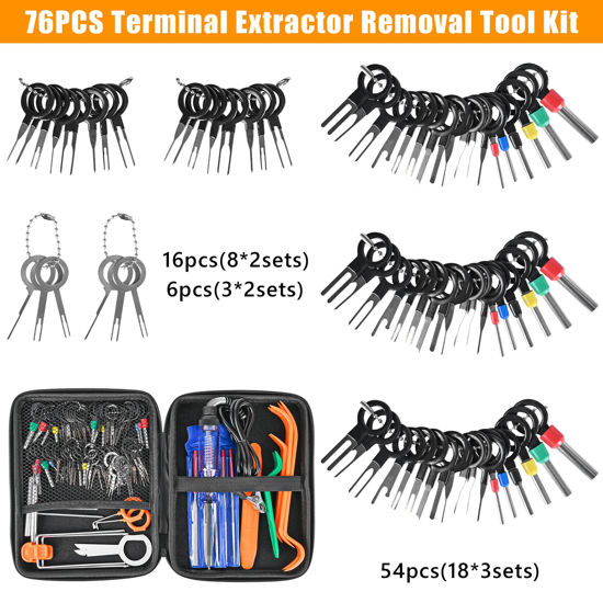 GetUSCart- Terminal Removal Tool Kit 96 Pcs Depinning Tool Electrical ...
