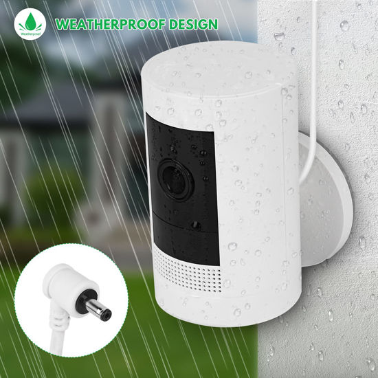 GetUSCart- ALERTCAM Power Adapter for Ring Stick Up Cam Battery(3rd Gen ...