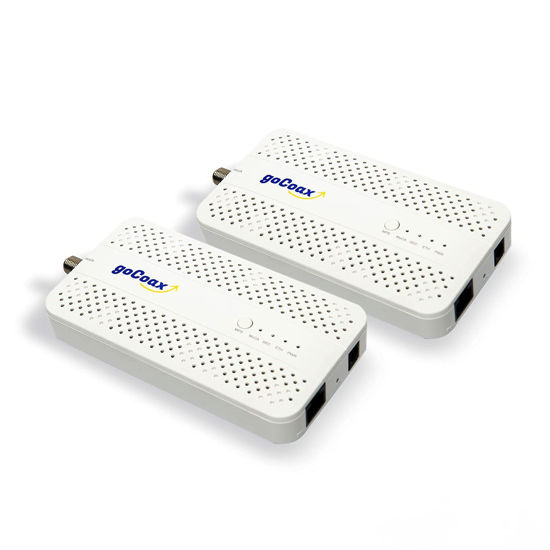 GetUSCart- goCoax MoCA 2.5 Adapter with 2.5GbE Ethernet Port. MoCA 2.5 ...