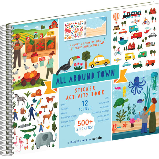 GetUSCart- Sticker Books for Kids 2-4 (500+ Stickers) - All Around Town ...