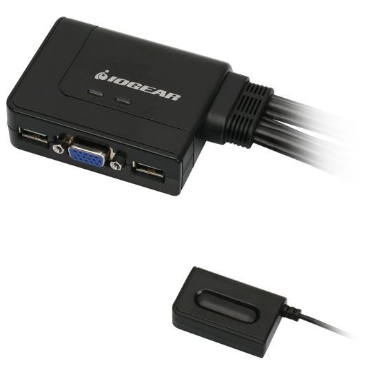 GetUSCart- IOGEAR 2-Port USB VGA Cabled KVM Switch - 2048 x 1536 ...