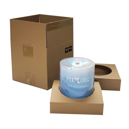 GetUSCart- PlexDisc DVD+R 4.7GB 16x Recordable Media Silver Top Disc ...