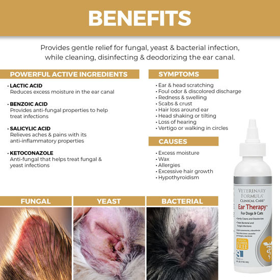 GetUSCart- Veterinary Formula Clinical Care Ear Therapy, 4 oz. - Cat ...