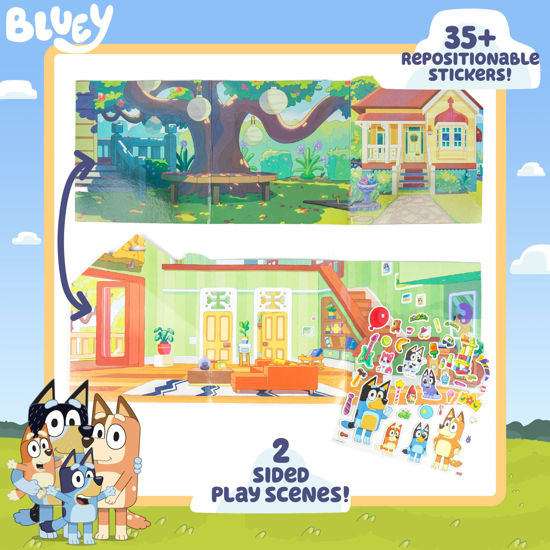 GetUSCart- Horizon Group USA Bluey Sticker Playset, 35+ Reusable ...