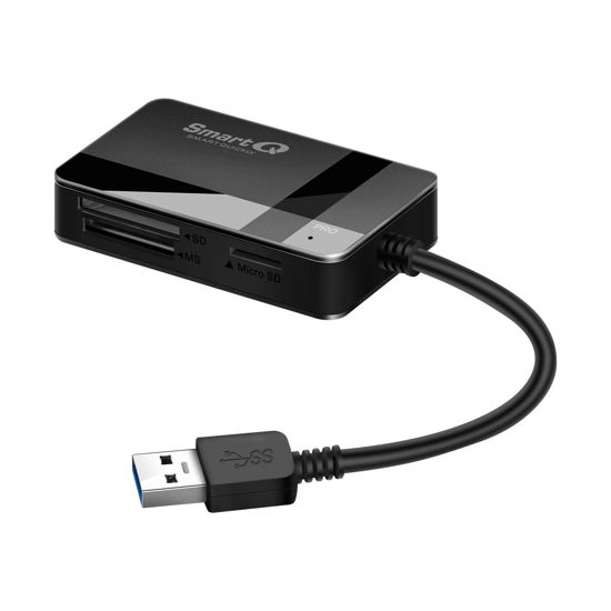 GetUSCart- SmartQ C368 Pro USB 3.0 Multi-Card Reader, Plug N Play, Apple and Windows Compatible ...